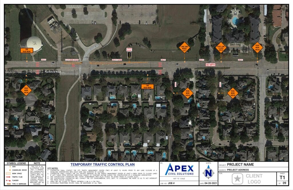 Traffic Control Plans - Apex Civil Solutions, Inc.